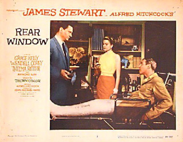 Rear Window 1954 U.S. Scene Card - Posteritati Movie Poster Gallery