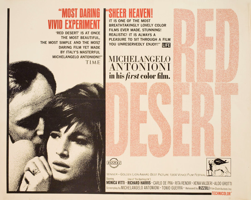 Red Desert Original 1964 U.S. Half Sheet Movie Poster - Posteritati ...