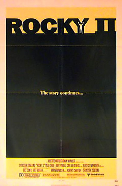 Rocky II 1979 U.S. One Sheet Poster - Posteritati Movie Poster Gallery