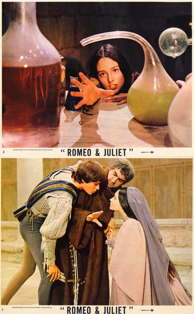 Romeo and Juliet Original 1968 U.S. Color Photo Set of 8 - Posteritati Movie Poster Gallery