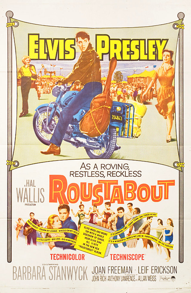 Roustabout Original 1964 U.S. One Sheet Movie Poster - Posteritati Movie Poster Gallery