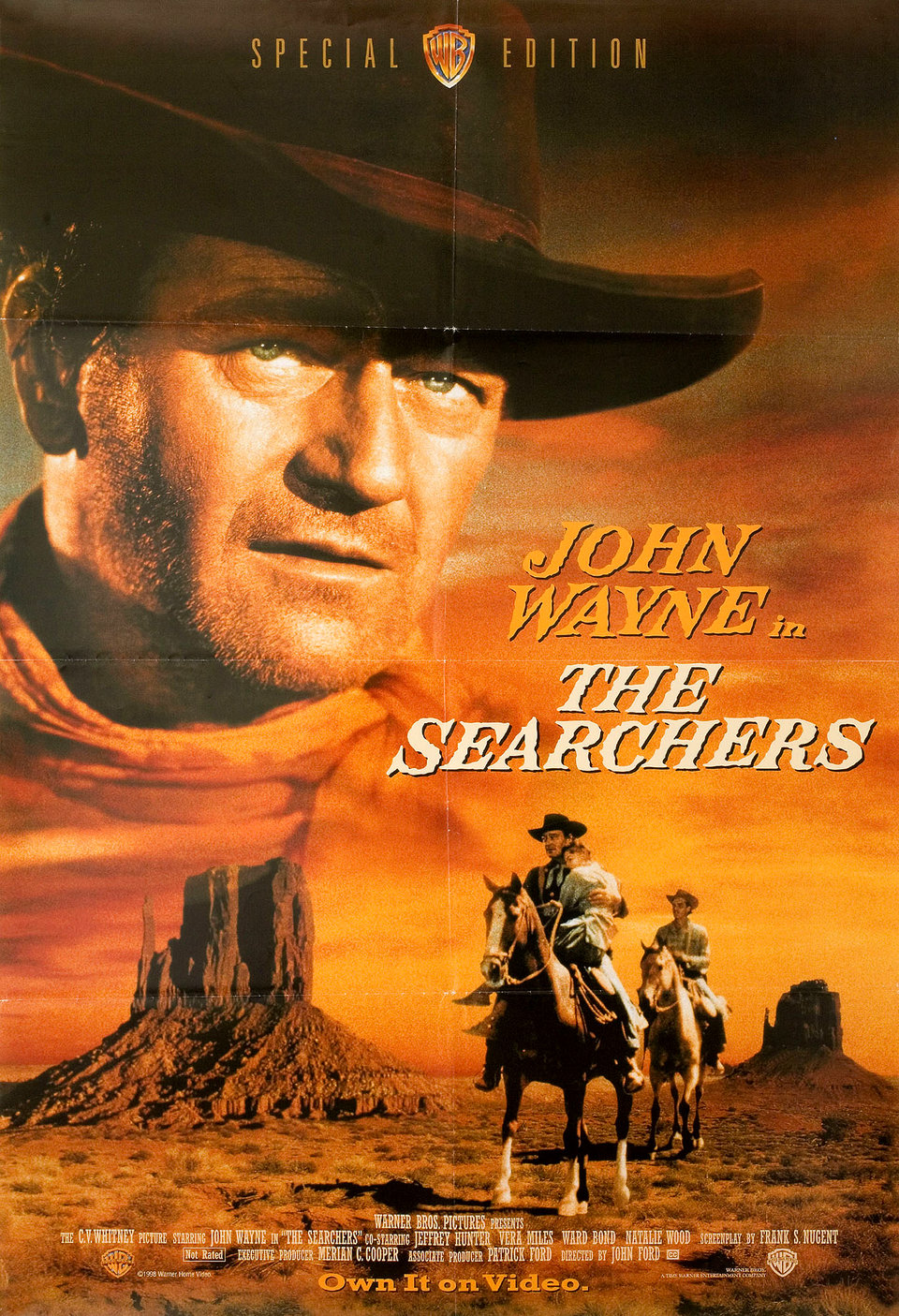 The Searchers R1998 U S Video One Sheet Posteritati Movie Poster Gallery The Searchers R1998 U S Video One Sheet Posteritati Movie Poster Gallery