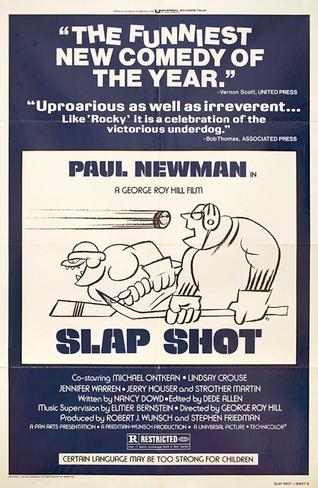 Slap Shot 1977 U.S. One Sheet Poster - Posteritati Movie Poster Gallery