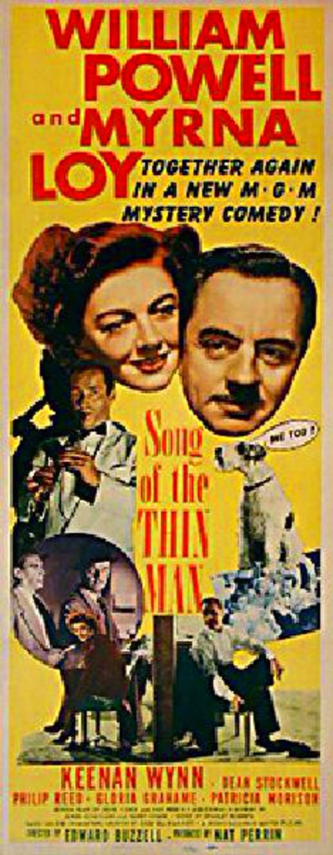 Song of the Thin Man Original 1947 U.S. Insert Movie Poster - Posteritati Movie Poster Gallery