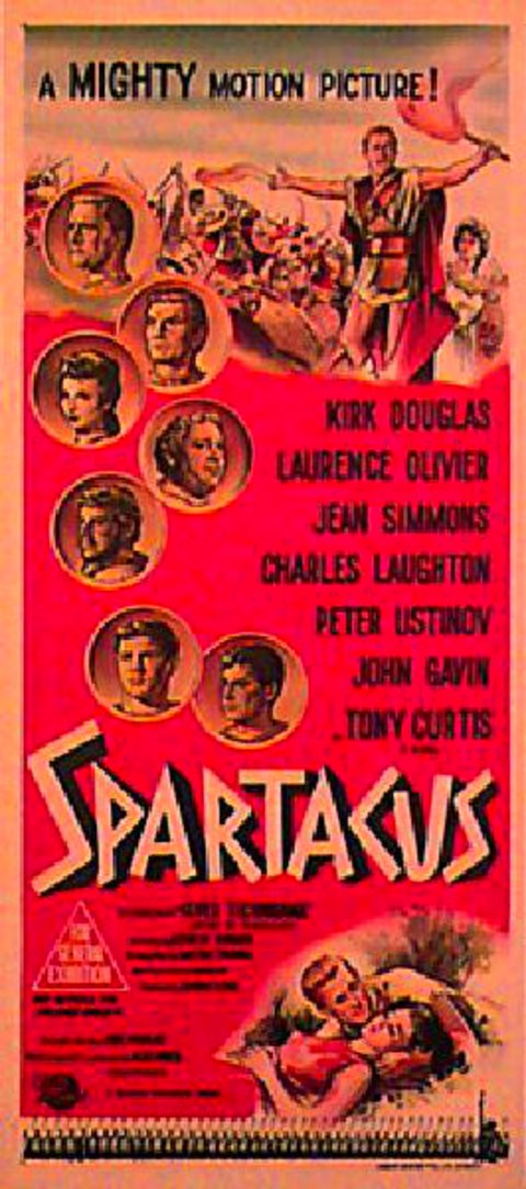 Spartacus 1960 Australian Daybill Poster - Posteritati Movie Poster Gallery