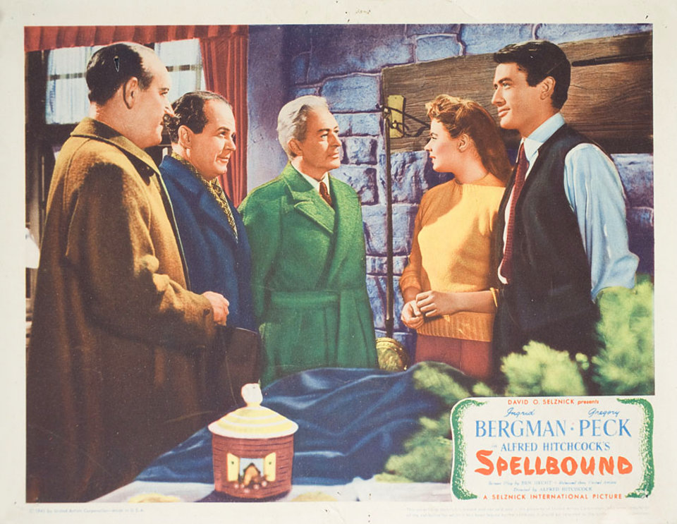 Spellbound 1945 U.S. Scene Card - Posteritati Movie Poster Gallery