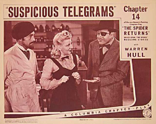 The Spider Returns Original 1941 U.S. Scene Card - Posteritati Movie Poster Gallery