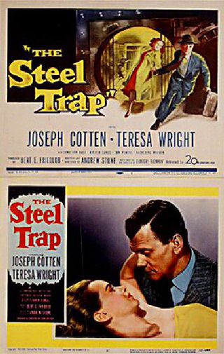 The Steel Trap (1952) Original Movie Posters - Posteritati Movie Poster ...