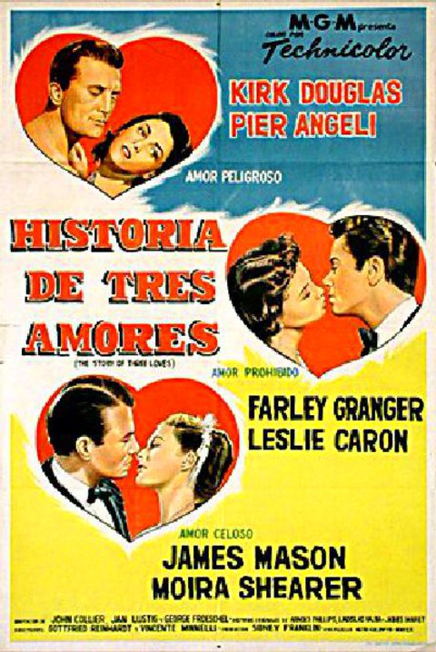 The Story of Three Loves Original 1953 Argentine Movie Poster - Posteritati Movie Poster Gallery
