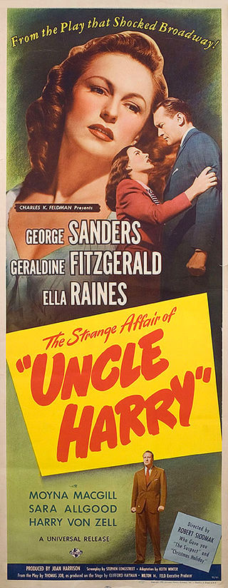 The Strange Affair of Uncle Harry Posters - Posteritati Movie Poster ...
