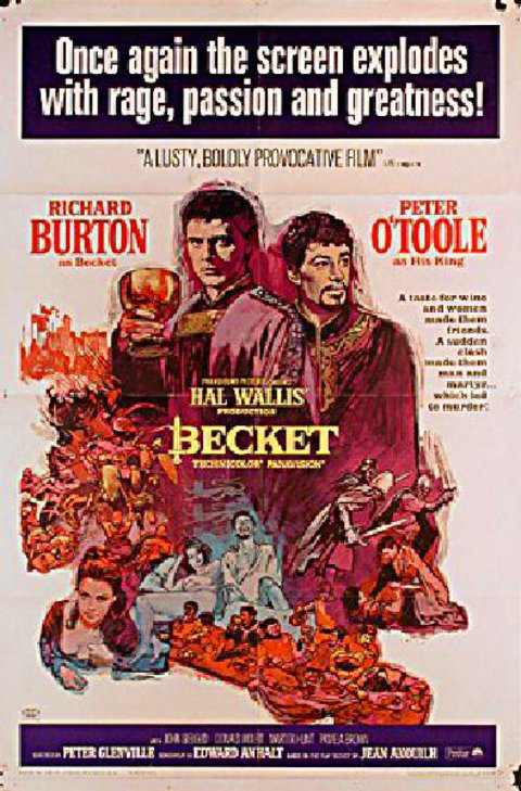 Becket R1967 U.S. One Sheet Poster - Posteritati Movie Poster Gallery
