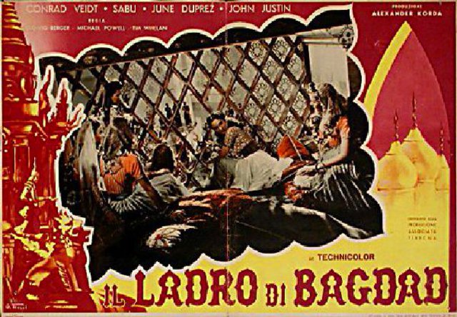 The Thief of Bagdad Original 1940 Italian Fotobusta Movie Poster ...