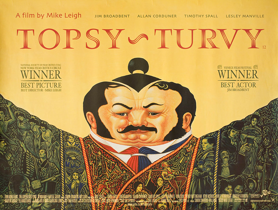 Topsy-Turvy 1999 British Quad Poster - Posteritati Movie Poster Gallery