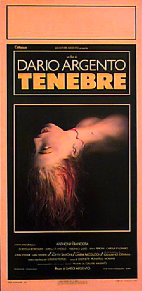 Tenebrae 1982 Italian Locandina Poster - Posteritati Movie Poster Gallery