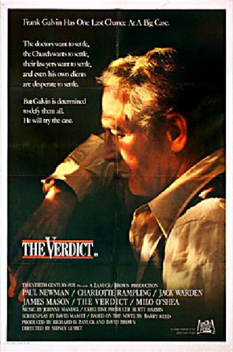 The Verdict Original 1982 Australian One Sheet Movie Poster ...