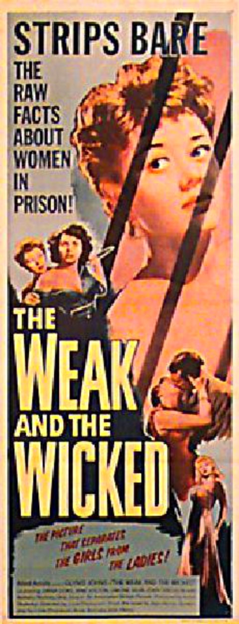 The Weak and the Wicked Original 1954 U.S. Insert Movie Poster ...