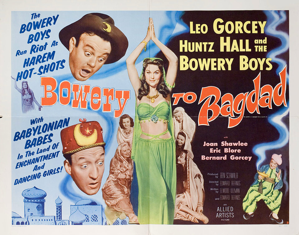 Bowery to Bagdad Original 1954 U.S. Half Sheet Movie Poster ...