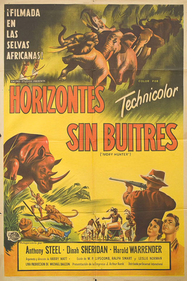 Ivory Hunter Original 1951 Argentine Movie Poster - Posteritati Movie ...