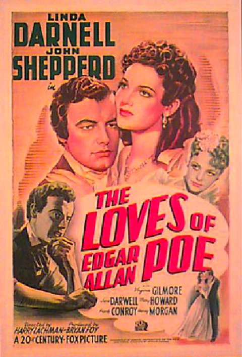 The Loves of Edgar Allan Poe Original 1942 U.S. One Sheet Movie Poster ...