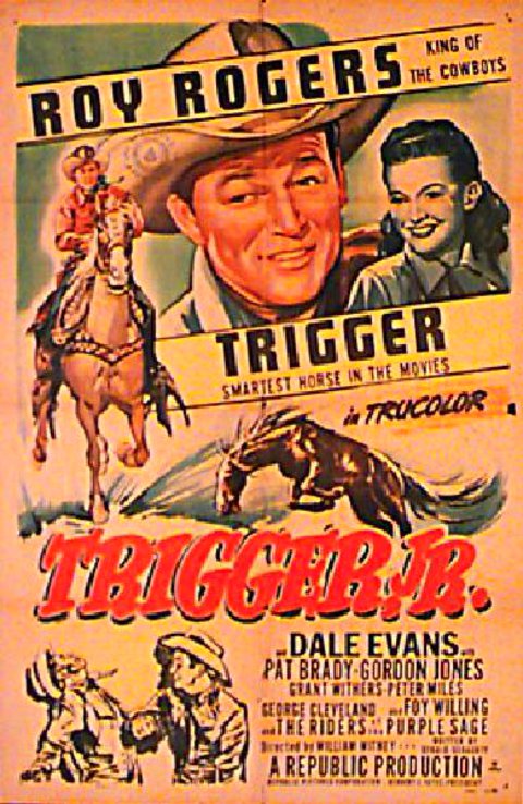 Trigger, Jr. Original 1950 U.S. One Sheet Movie Poster - Posteritati Movie Poster Gallery