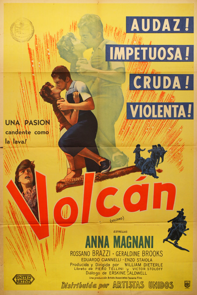 Volcano Original 1953 Argentine Movie Poster - Posteritati Movie Poster ...