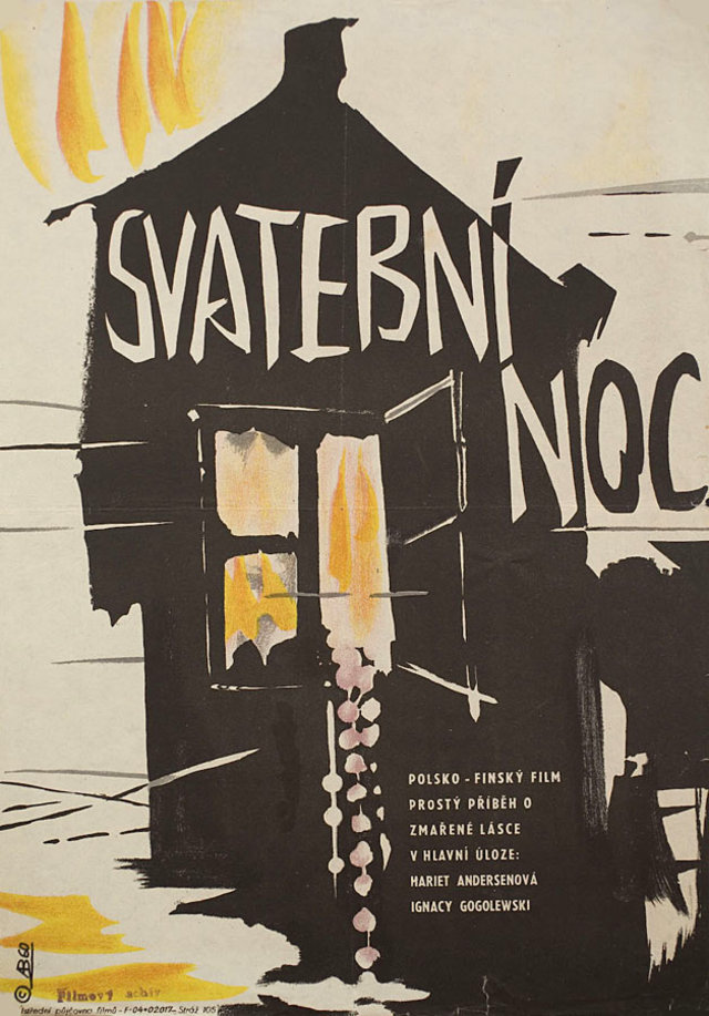 WEDDING NIGHT 1960 Czech A3 Poster - Posteritati Movie Poster Gallery