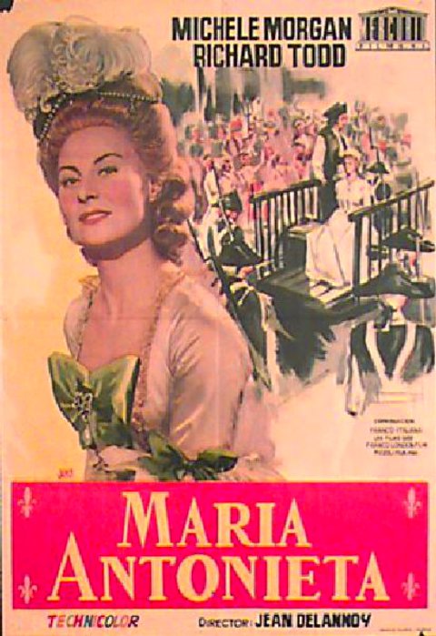 Marie-Antoinette reine de France Original 1955 Spanish B1 Movie Poster ...