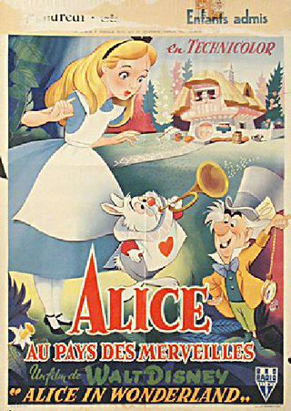 disney alice in wonderland poster