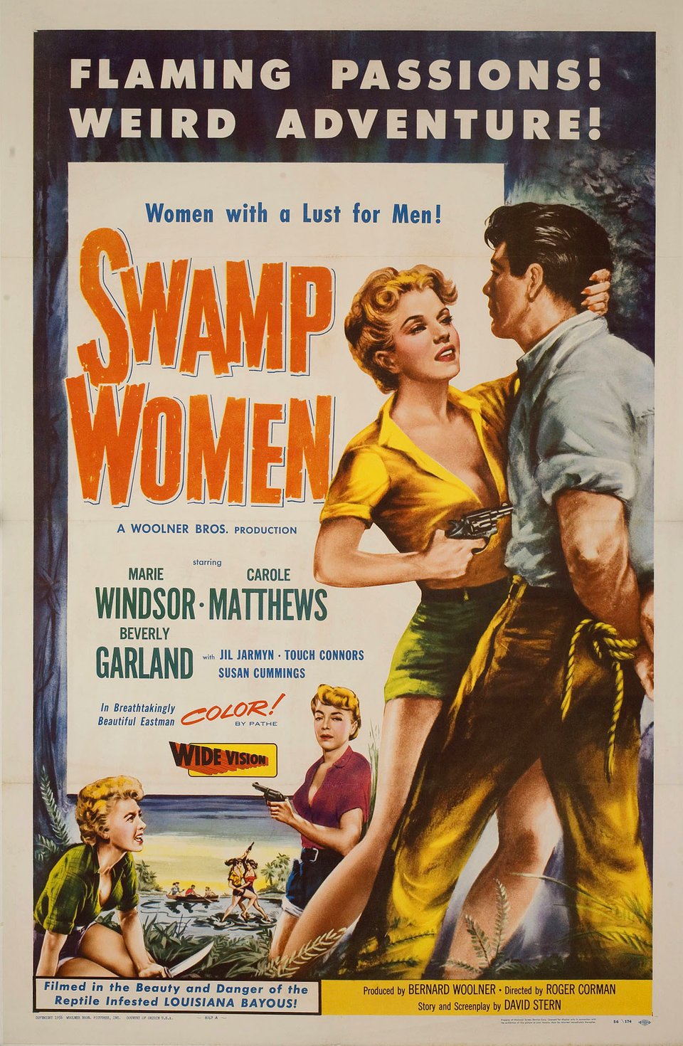 Swamp Women Original 1956 U.S. One Sheet Movie Poster - Posteritati ...