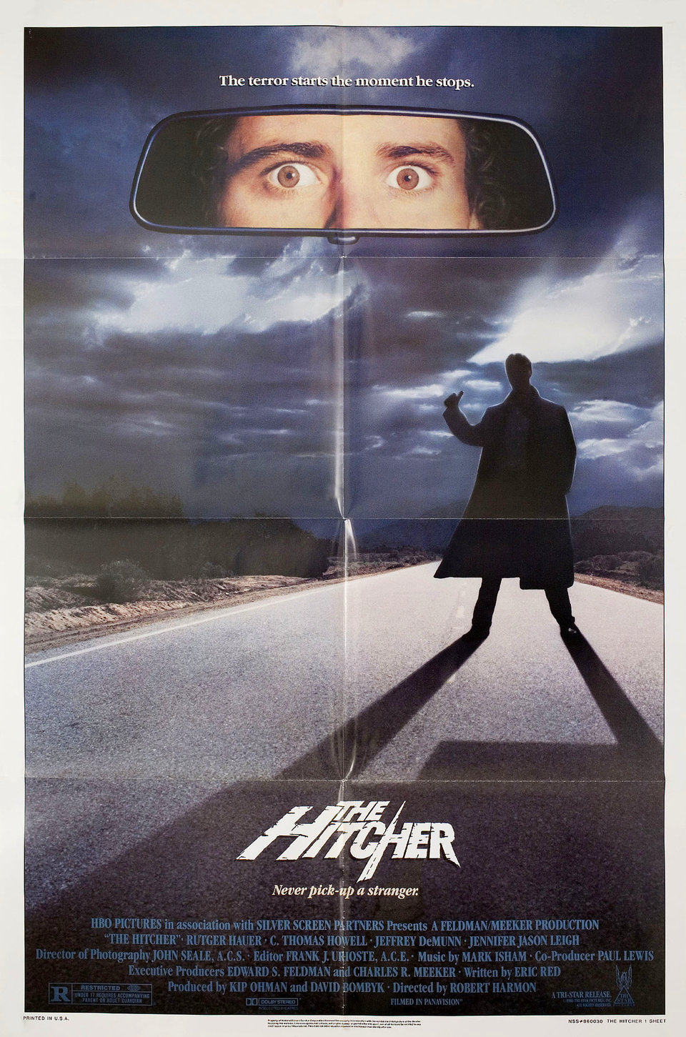 The Hitcher Original 1986 U.S. One Sheet Movie Poster - Posteritati ...