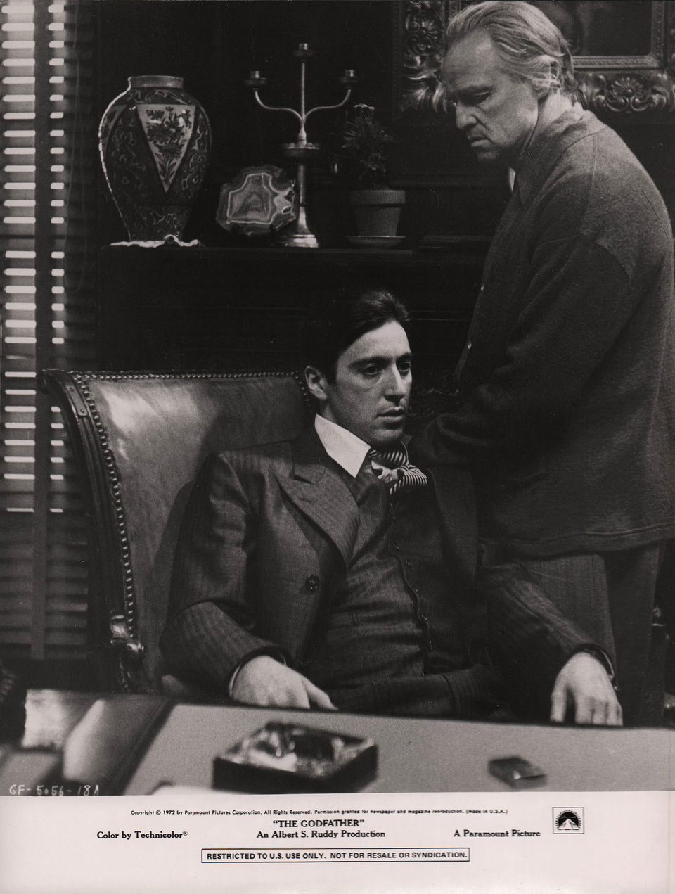 The Godfather 1972 U.S. Silver Gelatin Single-Weight Photo ...