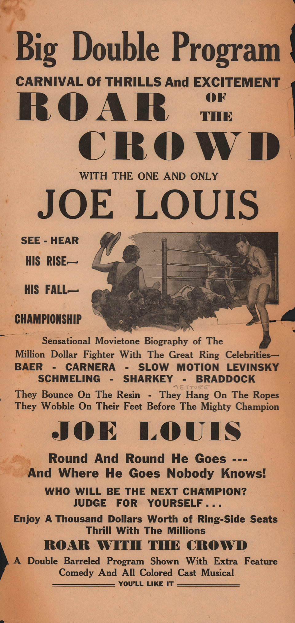 Roar of the Crowd Original 1953 U.S. Movie Herald - Posteritati Movie ...