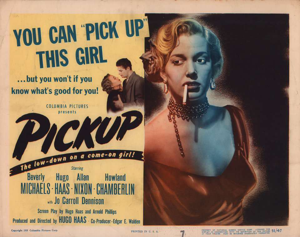 Pickup 1951 U.S. Title Card - Posteritati Movie Poster Gallery