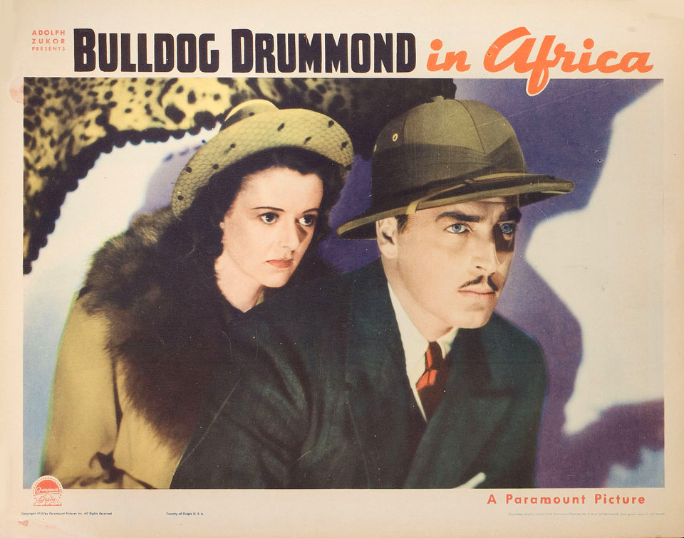 Bulldog Drummond in Africa Original 1938 U.S. Scene Card - Posteritati ...