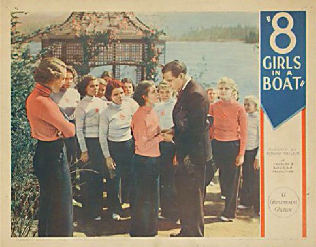 Eight Girls in a Boat Original 1934 U.S. Scene Card - Posteritati Movie ...