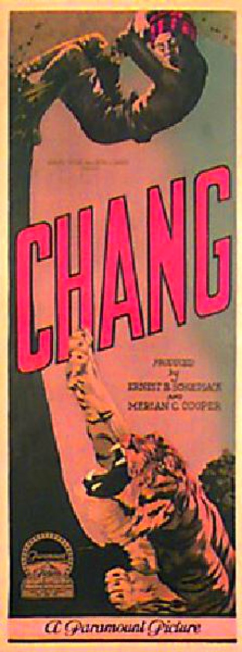 Chang: A Drama of the Wilderness Original 1927 U.S. Insert Movie Poster ...
