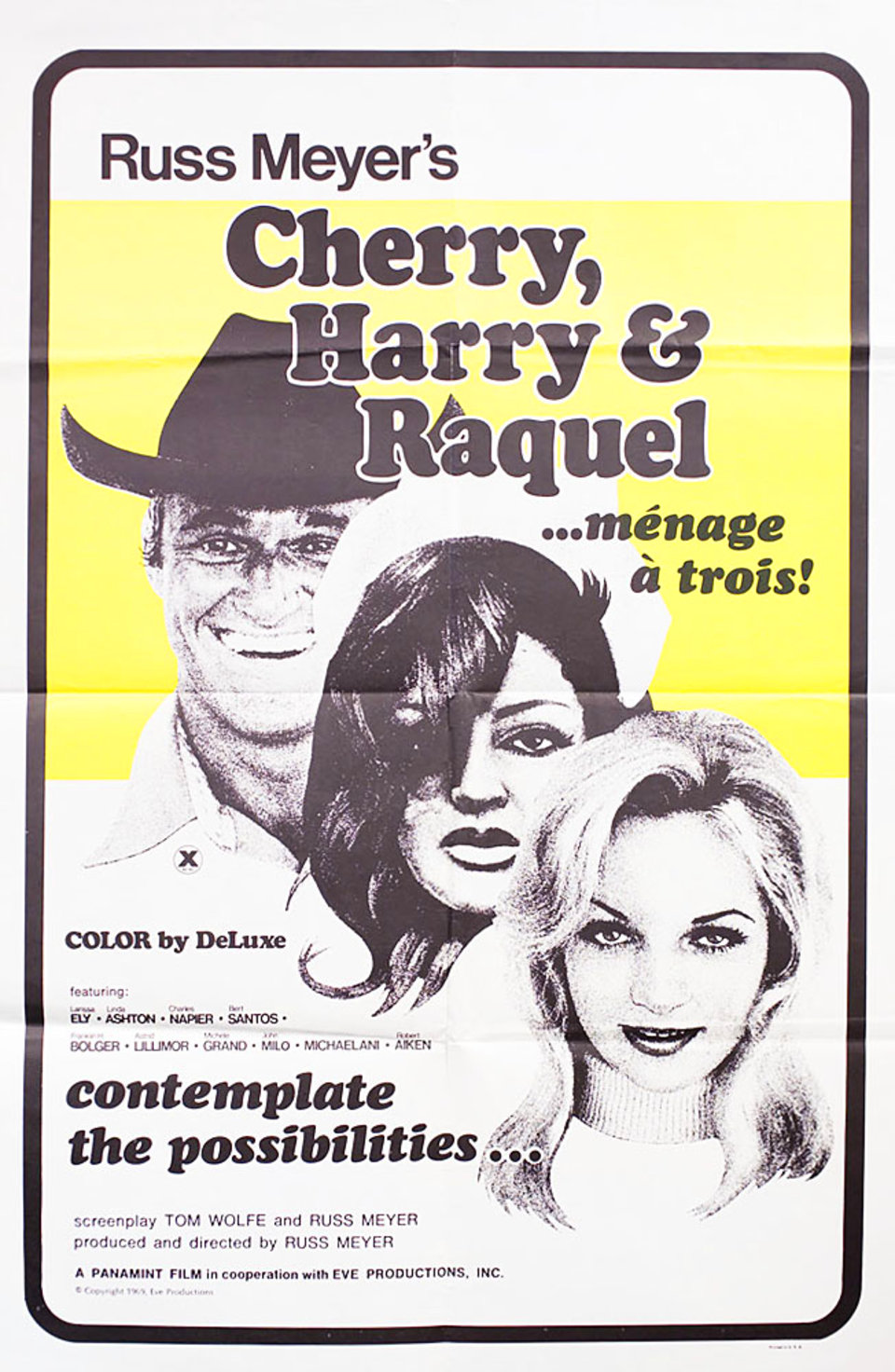 Cherry, Harry & Raquel! 1969 U.S. Poster - Posteritati Movie Poster Gallery