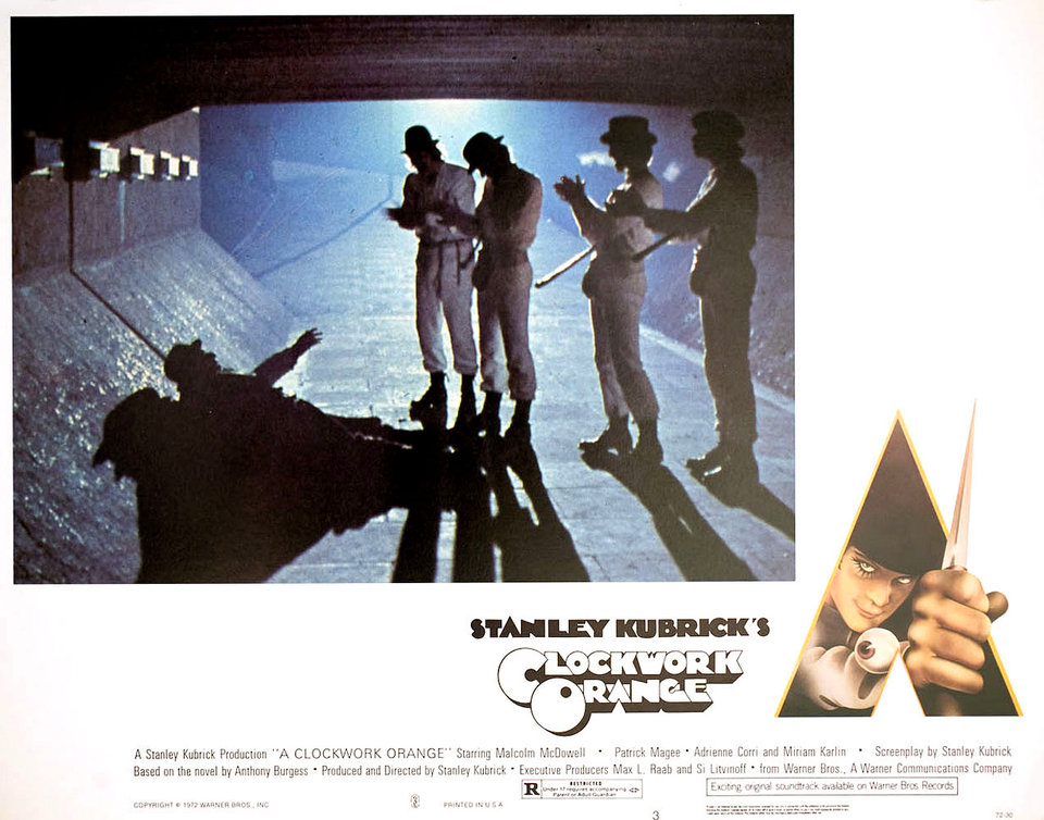 A Clockwork Orange Original 1972 U.S. Scene Card - Posteritati Movie ...