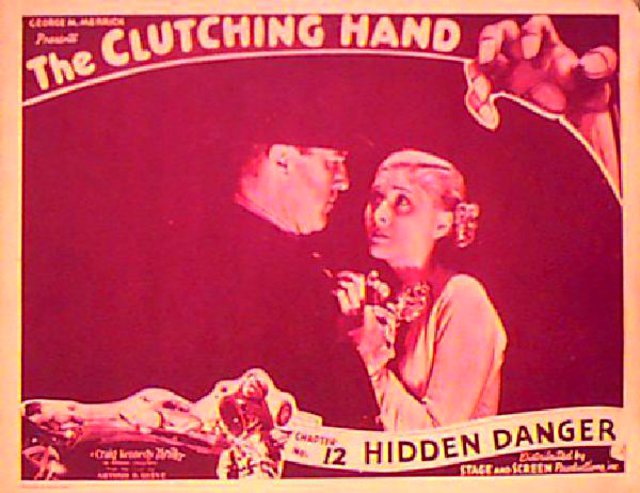 The Clutching Hand Original 1934 U.S. Scene Card - Posteritati Movie ...