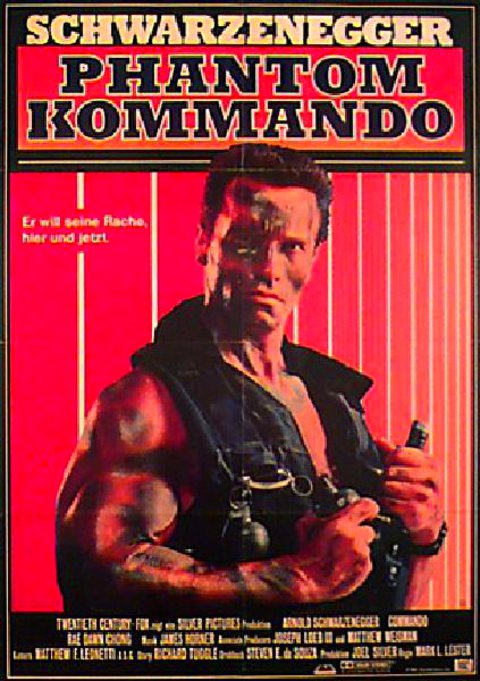 Commando Arnold Poster