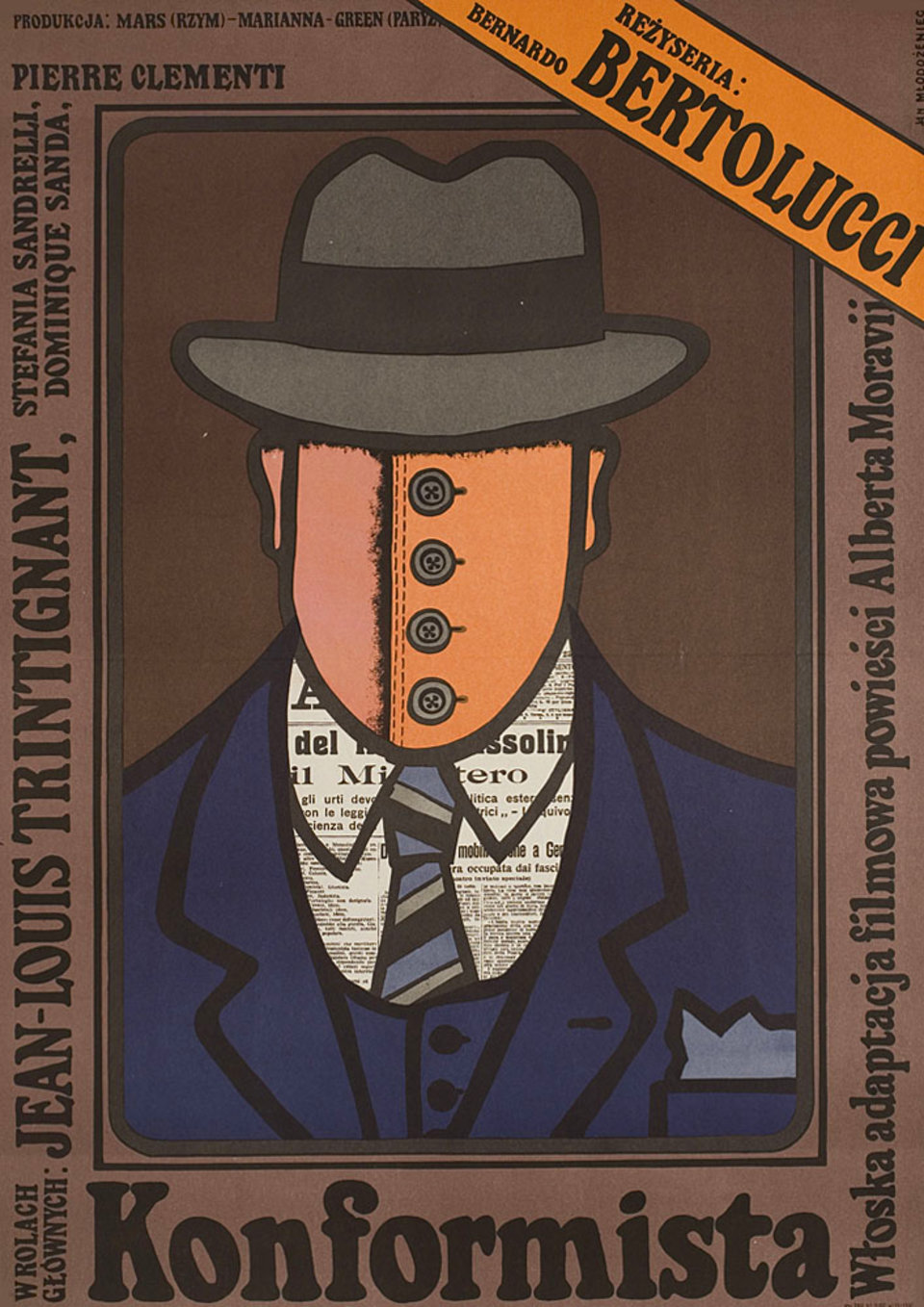 The Conformist Original 1970 Polish A1 Movie Poster - Posteritati Movie ...