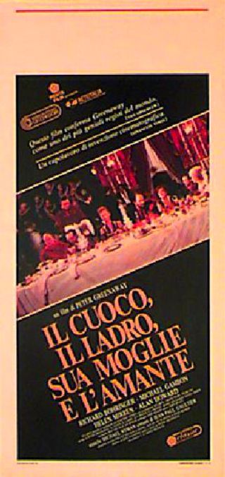 The Cook, the Thief, His Wife & Her Lover (1989) Original Movie Posters ...