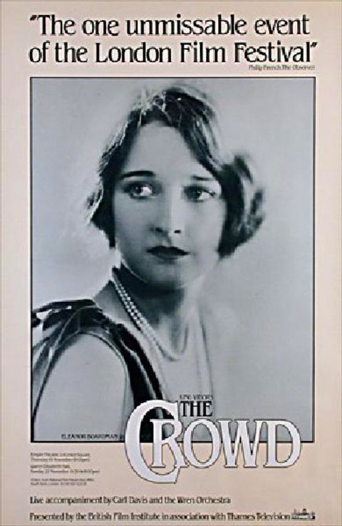 The Crowd Original R1980s British Double Crown Movie Poster ...