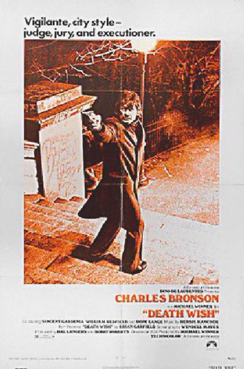 Death Wish Original 1974 U.S. One Sheet Movie Poster - Posteritati ...