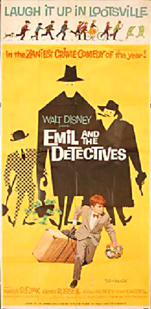 Emil and the Detectives Original 1964 U.S. Three Sheet Movie Poster ...