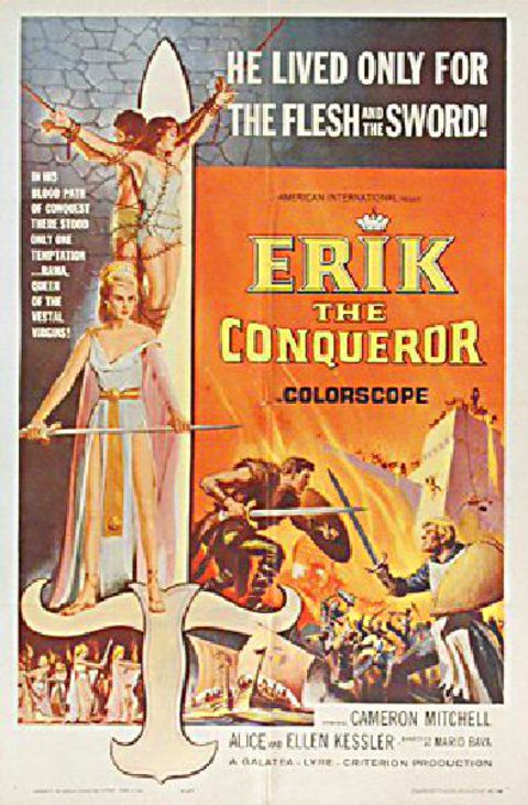 Erik the Conqueror Original 1963 U.S. One Sheet Movie Poster ...