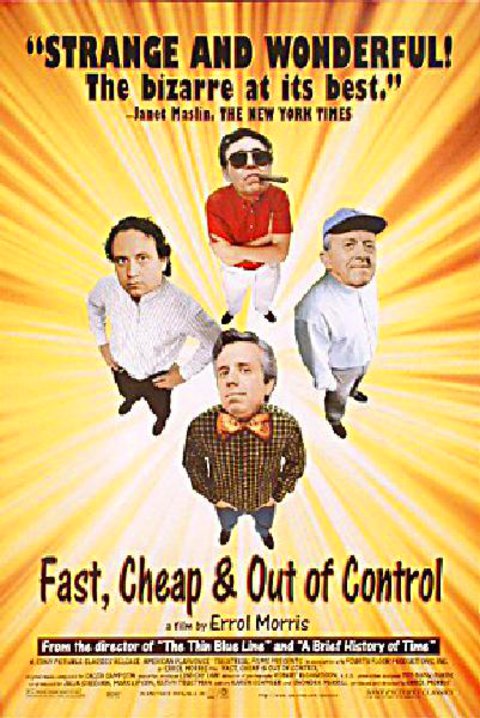 Fast, Cheap & Out of Control 1997 U.S. One Sheet Poster - Posteritati ...