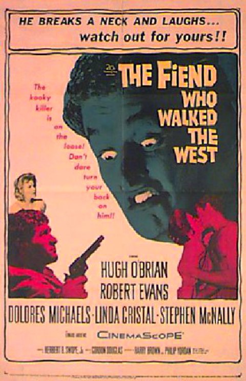 The Fiend Who Walked the West Original 1958 U.S. One Sheet Movie Poster ...
