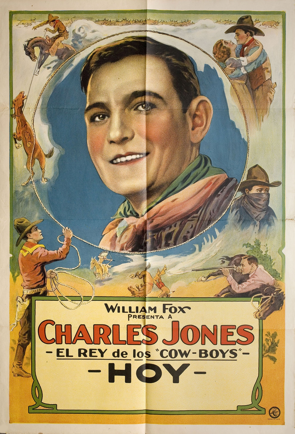 King of the Cowboys Original 1920s Argentine Movie Poster - Posteritati ...