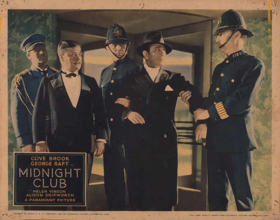 Midnight Club 1933 U.S. Scene Card - Posteritati Movie Poster Gallery